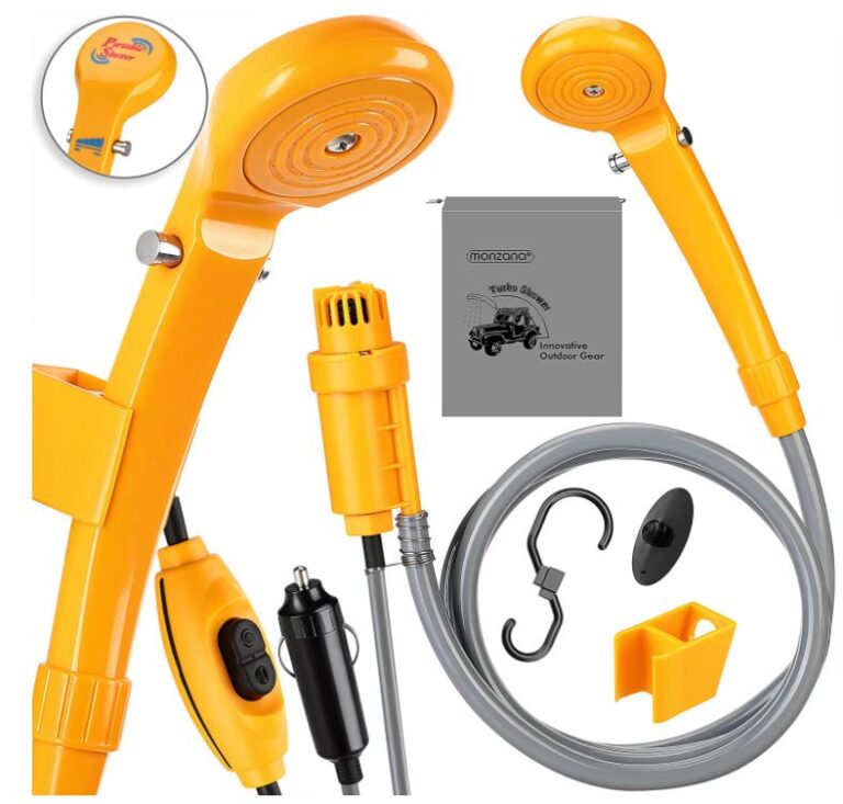 10 migliori docce portatili da campeggio a pressione | Nomavic